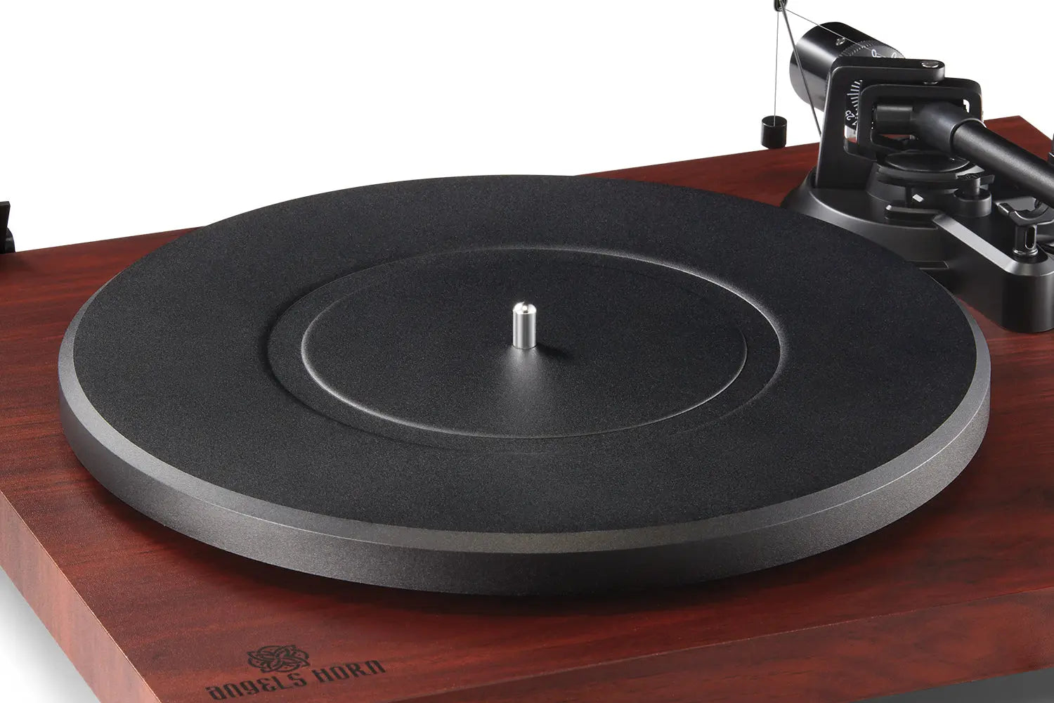 AH1 Wooden Turntable Bluetooth Vinyl Player with Speed Adjustment ...