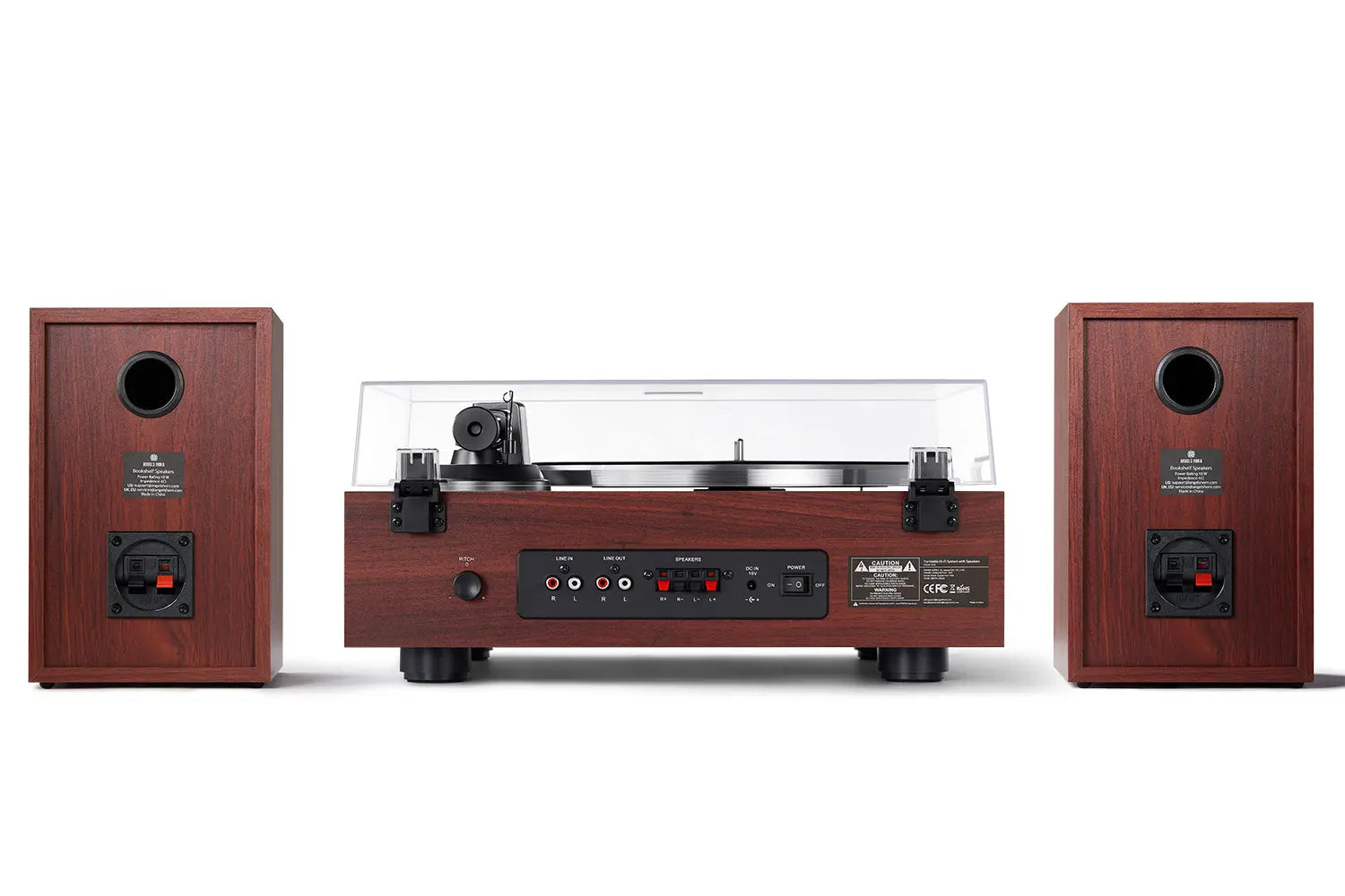 Angels Horn AH6 Turntable HiFi System - Premium Record Player with ...
