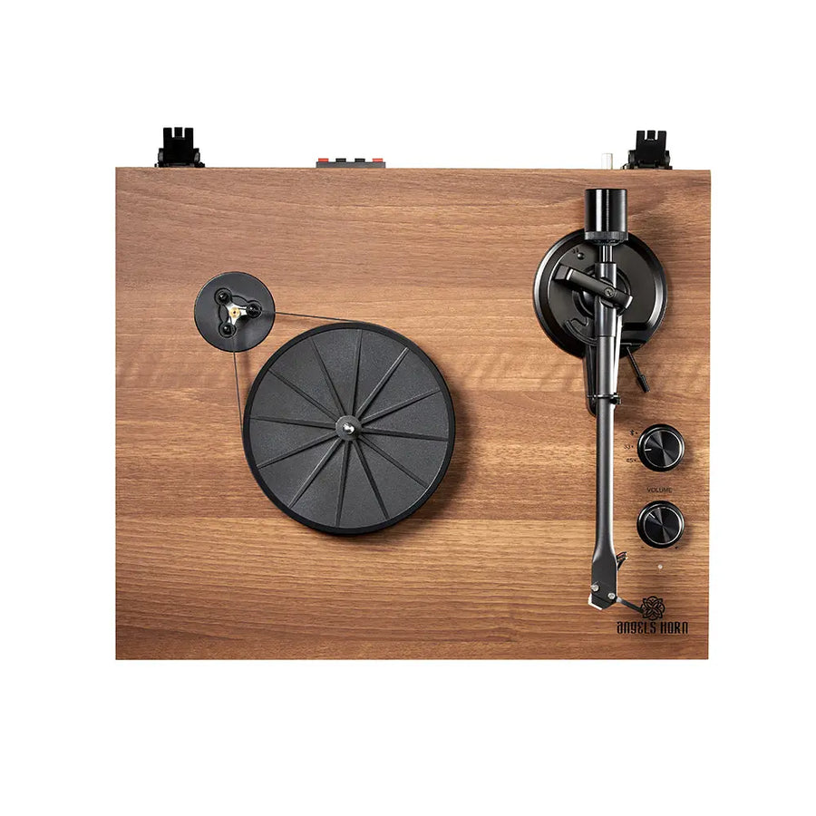 Bluetooth Turntable with Speakers: Angels Horn H00501 Hi-Fi Experience ...